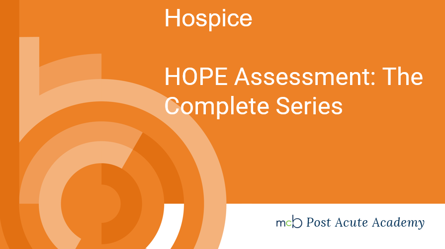Hospice HOPE| McBee — McBee Post-Acute Academy