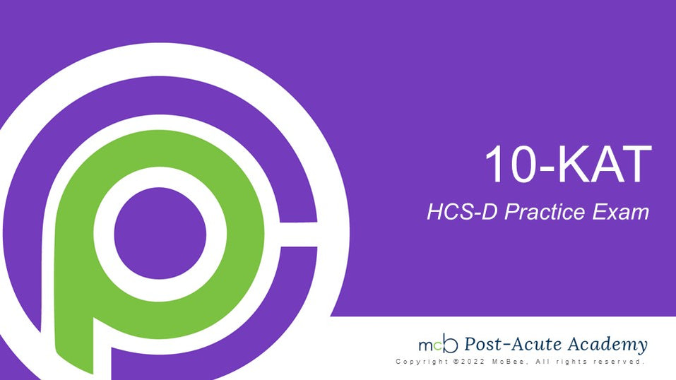 Products — McBee Post-Acute Academy